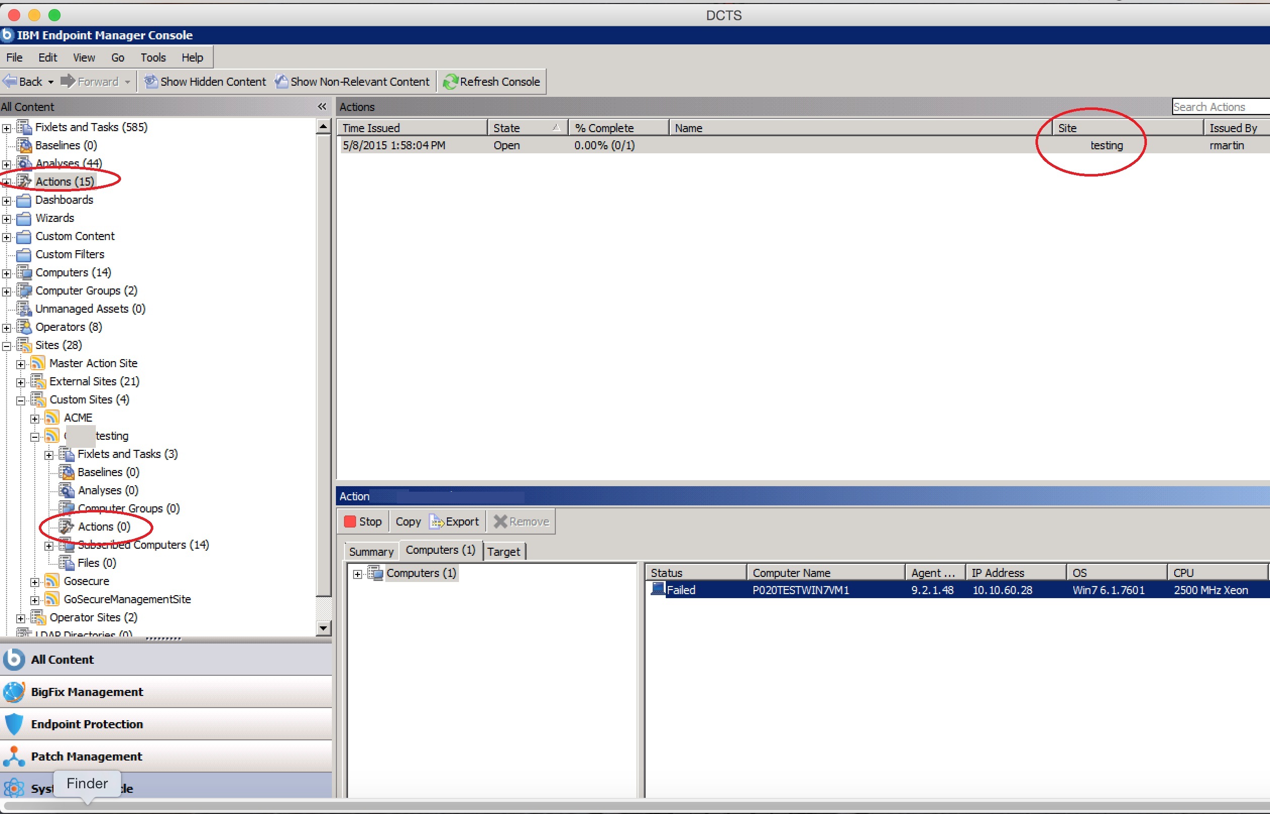 External Site - Action Count? - Platform - BigFix Forum