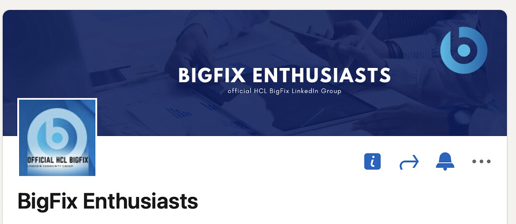 Official Hcl Bigfix Community Group On Linkedin Usage And Config Bigfix Forum