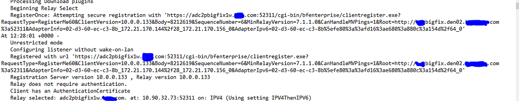 Client stops communicating with BF and changes registry automatically - GetURL failed - General ...