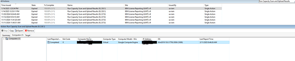 ILMT outdated capacity scan - Reporting - BigFix Forum
