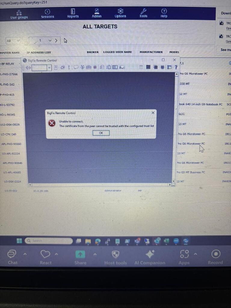 Broker Connection Issue with BigFix Server - BigFix Forum