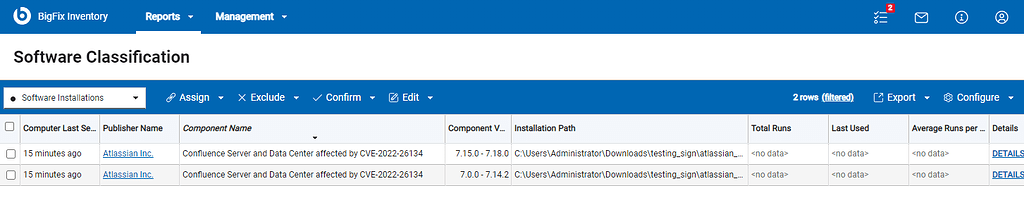 How to use BigFix Inventory to discover applications that may be ...