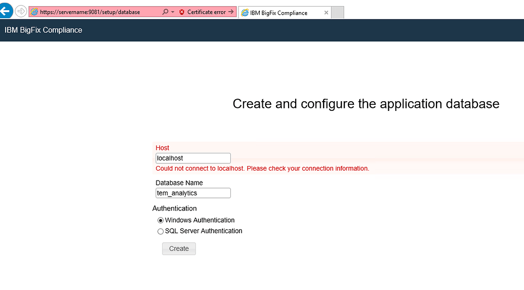 Compliance Server Setup Security Bigfix Forum