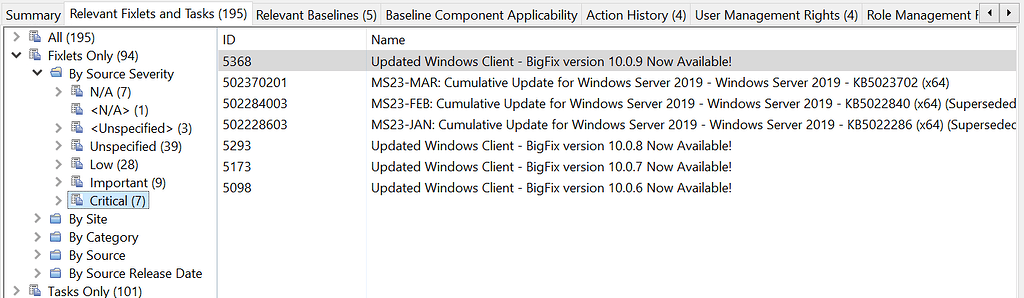 Action shows completed but patches not applied - Patch - BigFix Forum