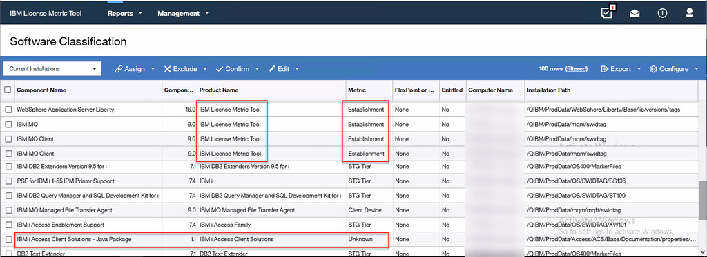 Reassign correct names - ILMT software scanning on disconnected mode on ...