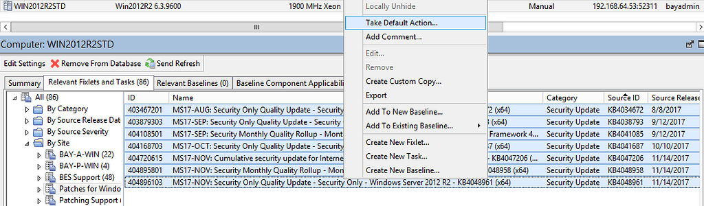 Does Bigfix automatic sort the order of Patch for Windows's fixlet? - Patch - BigFix Forum