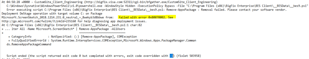 How to Remove Microsoft3DViewer - Content Authoring - BigFix Forum