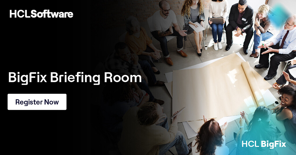 10-January Webinar: BigFix Briefing Room - What's New in January - Events - BigFix Forum