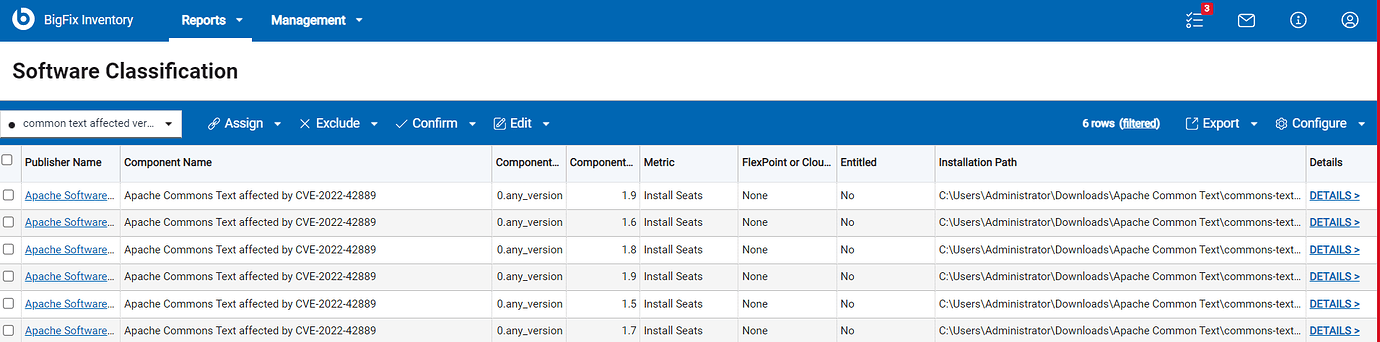 How to use BigFix Inventory to discover applications that may be ...