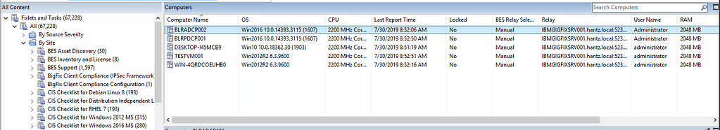 Patch applicable count showing as 0/0 - BigFix Forum