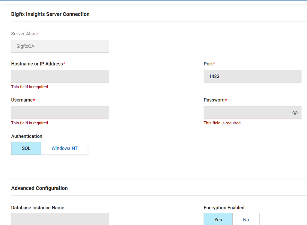 BigFix Insights Setup Issues - WebUI - BigFix Forum