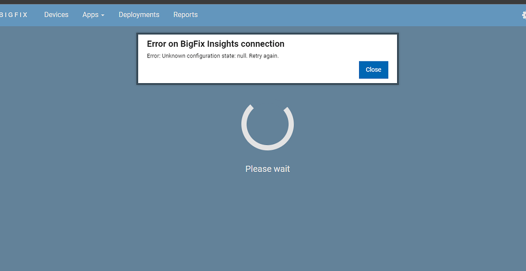 BigFix Insight connection error - Insights - BigFix Forum BigFix Insight connection error - Insights - BigFix Forum