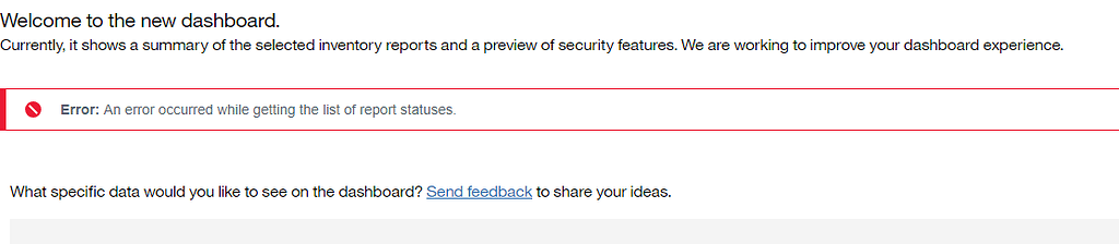 BFI Dashboard and Reporting UI error - BFI - BigFix Forum