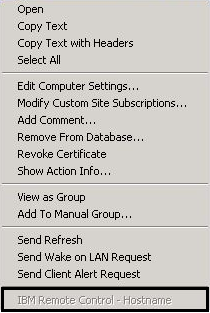Custom BigFix Console Right-Click Menu Issue (v9.5.2.56) - Usage and Config - BigFix Forum