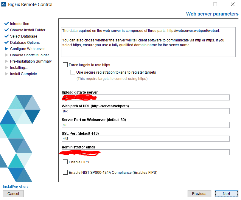 Remote Control Server Setup Error Bigfix Forum