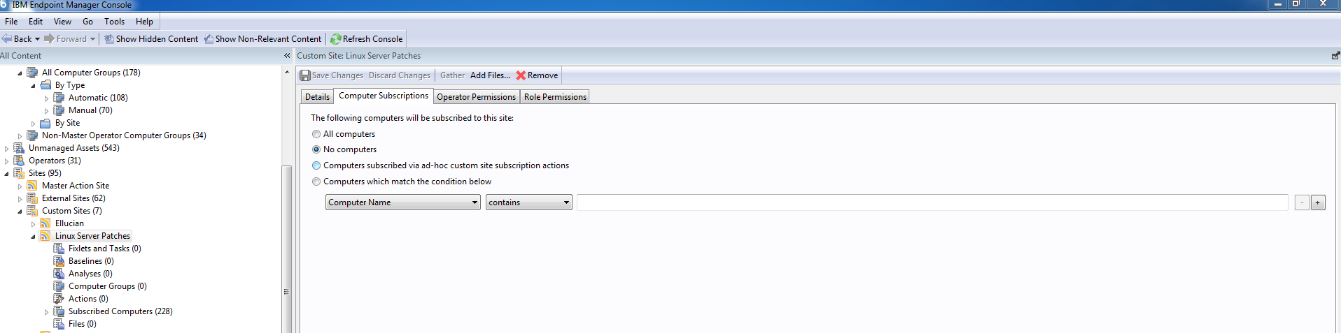 Custom Site for Linux Servers - Content Authoring - BigFix Forum
