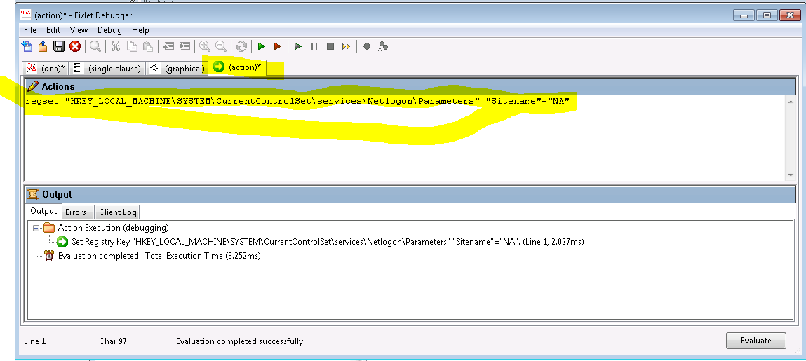 Report on Registry key existence - Content Authoring - BigFix Forum