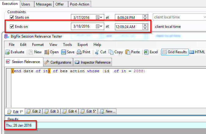 Get Baseline computer groups and action schedule - Customizations - BigFix Forum