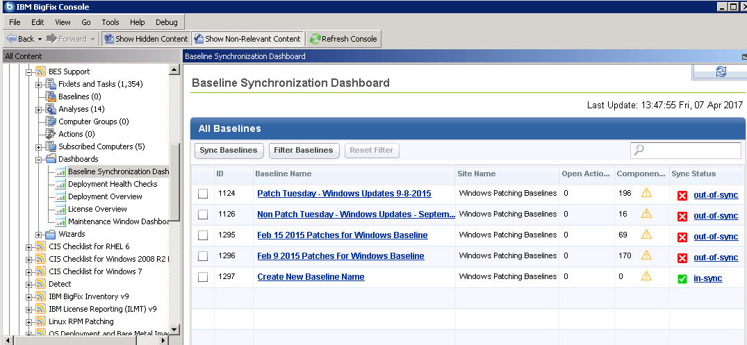 Are you shooting your BigFix deployment in the foot with unmanaged baselines? - Platform ...