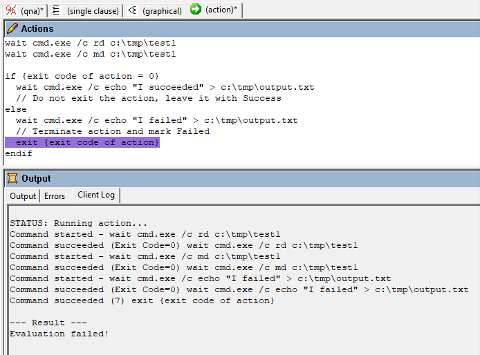 Script Failed With 0 Exit Code Content Authoring BigFix Forum