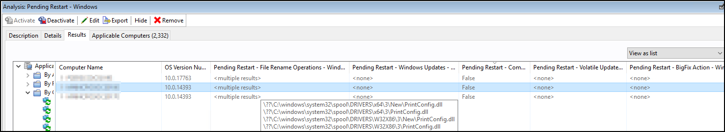 Windows March Security patches - Seeing very high Restart Needed - BigFix Forum