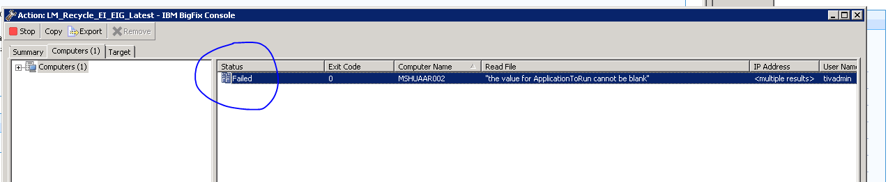 Action Exit Correct Buy Status Failed Content Authoring BigFix Forum